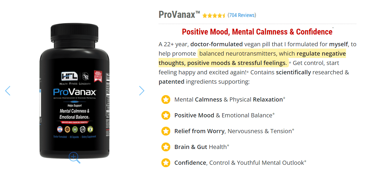 Provanax by HFL - Anti-Depression Formula - Dynamic Ideas 4 Life
